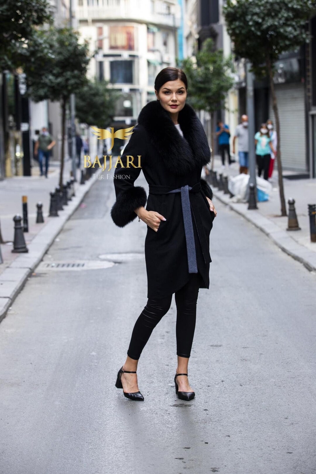 Original Alpaca Lama Fabric / Real Fox Fur / Fur Jackets & Coats ...