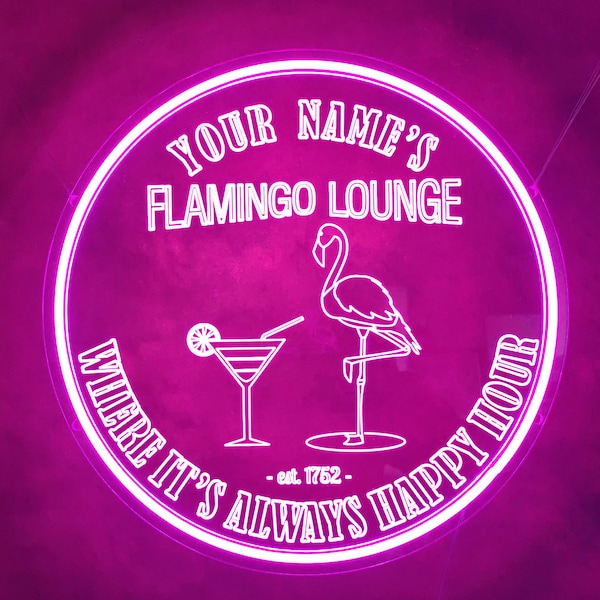 Flamingo Lounge - Etsy