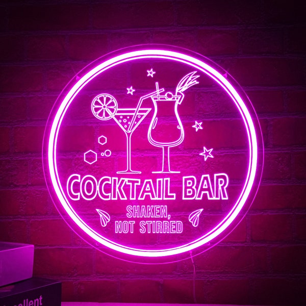 Neon Bar Sign - Etsy