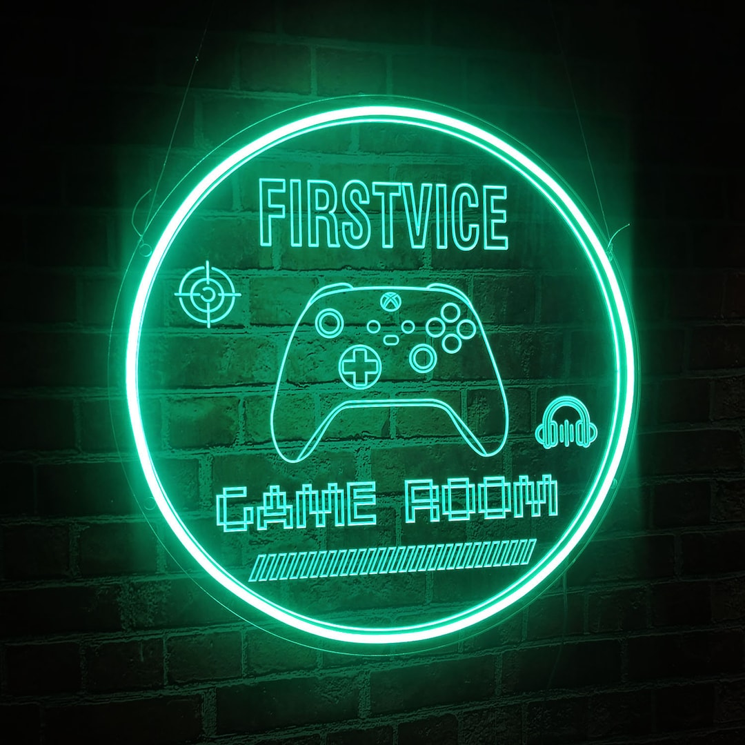 Custom Gaming Neon Light Sign Personalized Wall Decor Neon - Etsy