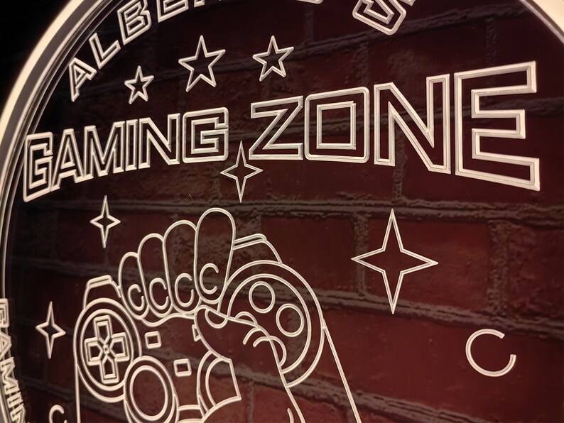 Personalized Neon Gaming Room Sign,wall Decor Custom Game Room LED Neon ...