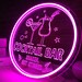 Cocktail Bar Neon Light Sign, Dimmable USB Powered 12 Round Neon ...