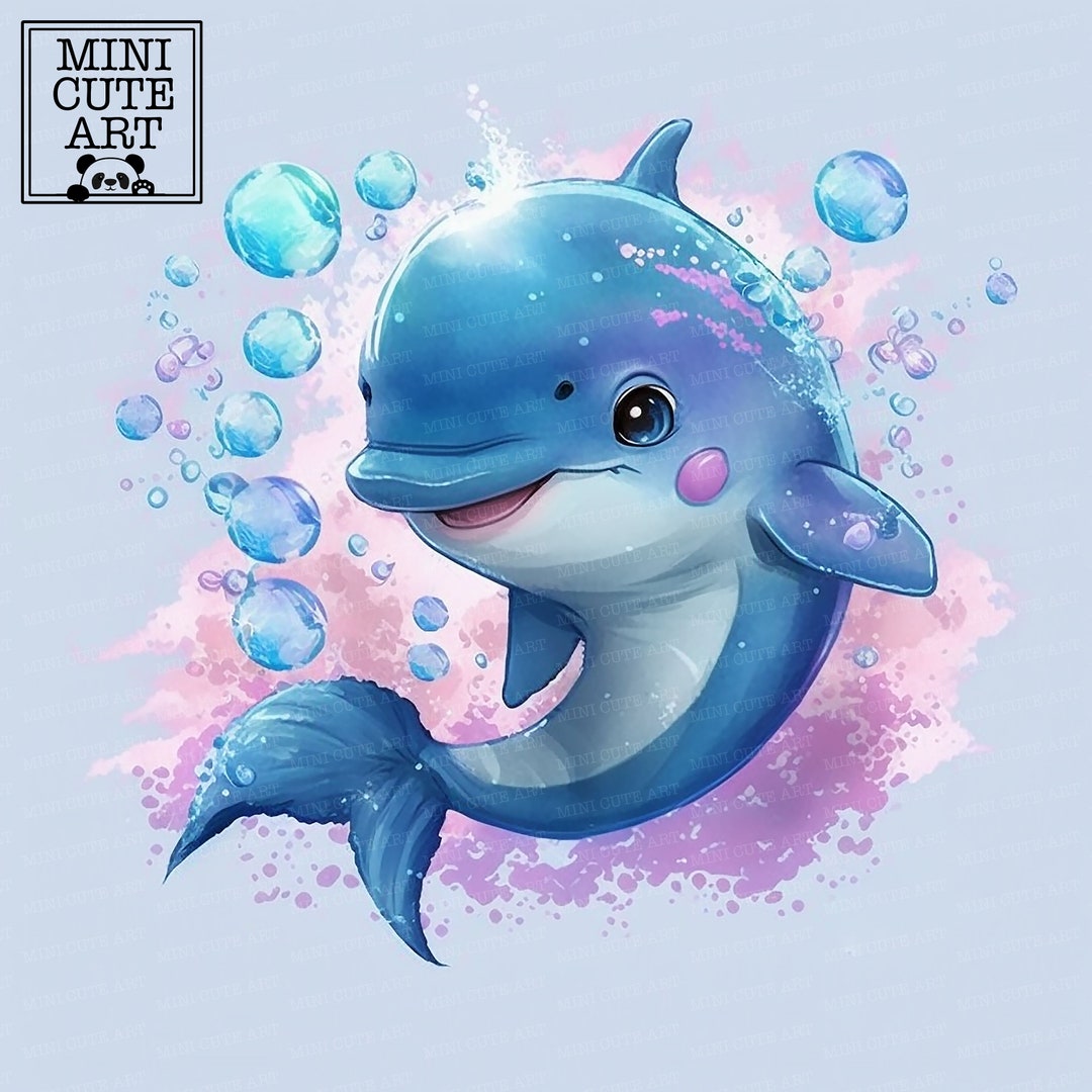 Cute Dolphin Art