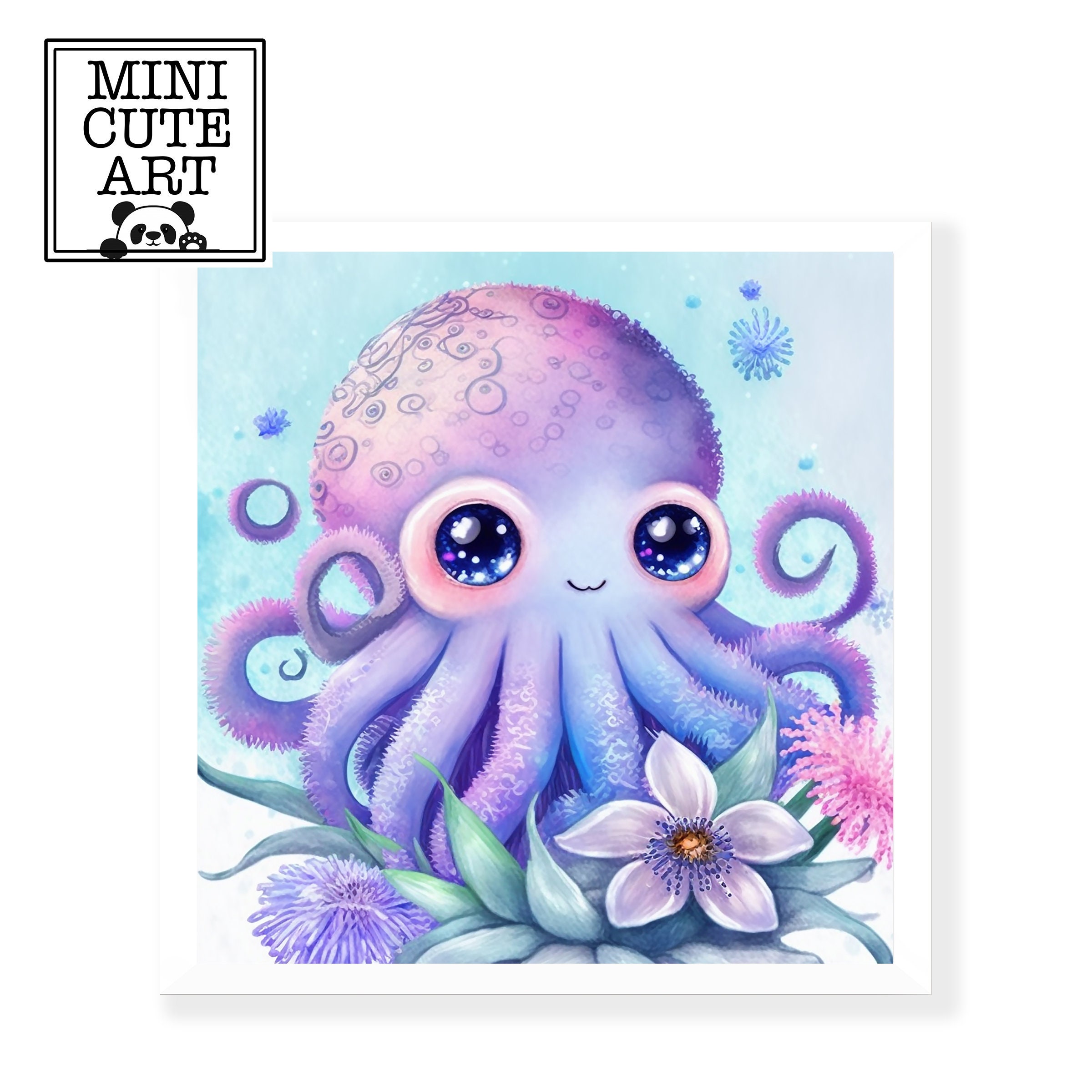 Baby Octopus Watercolor Art Watercolor Cute Octopus Clip Art - Etsy