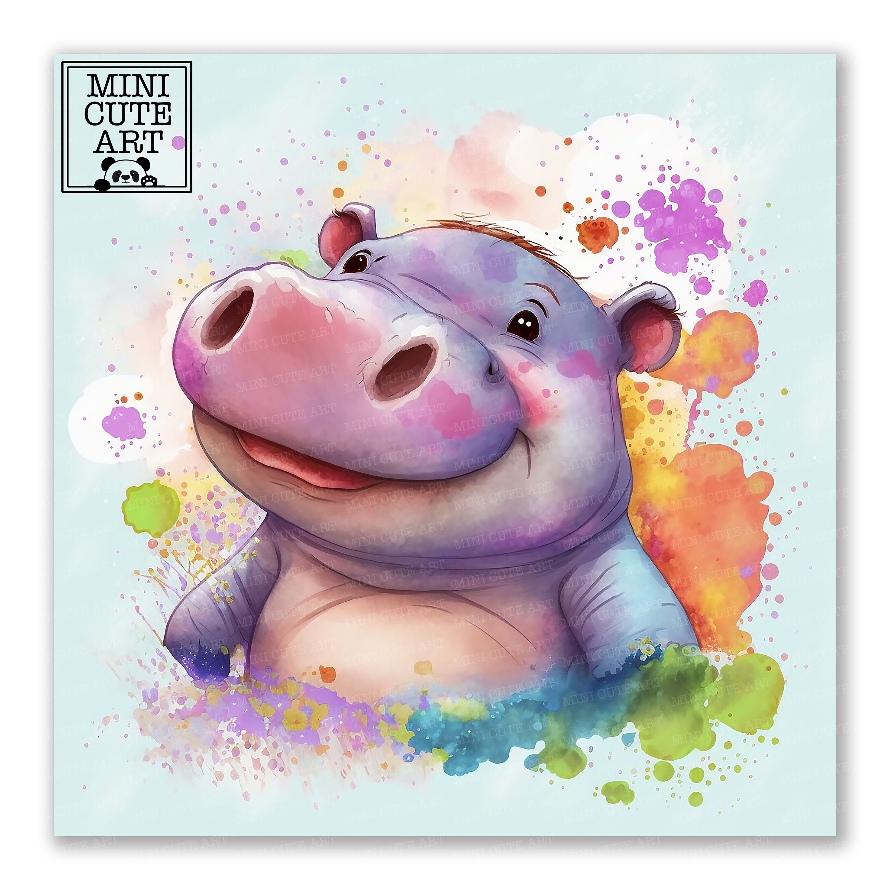 Cute Drawings Of Hippos