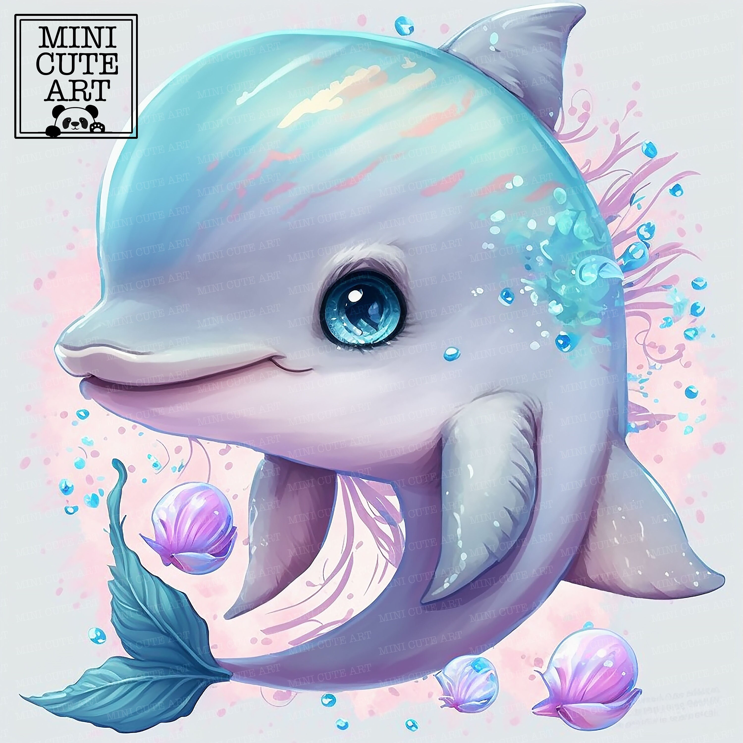 Cute Dolphin Drawing