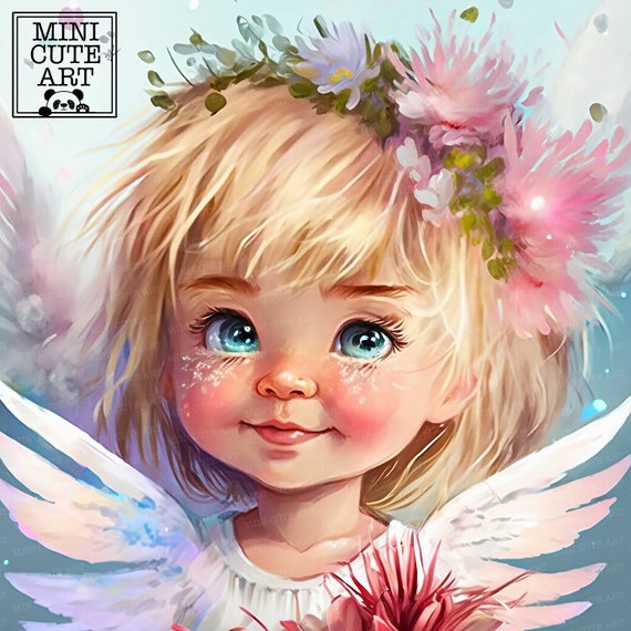 Cute Baby Angels Paintings