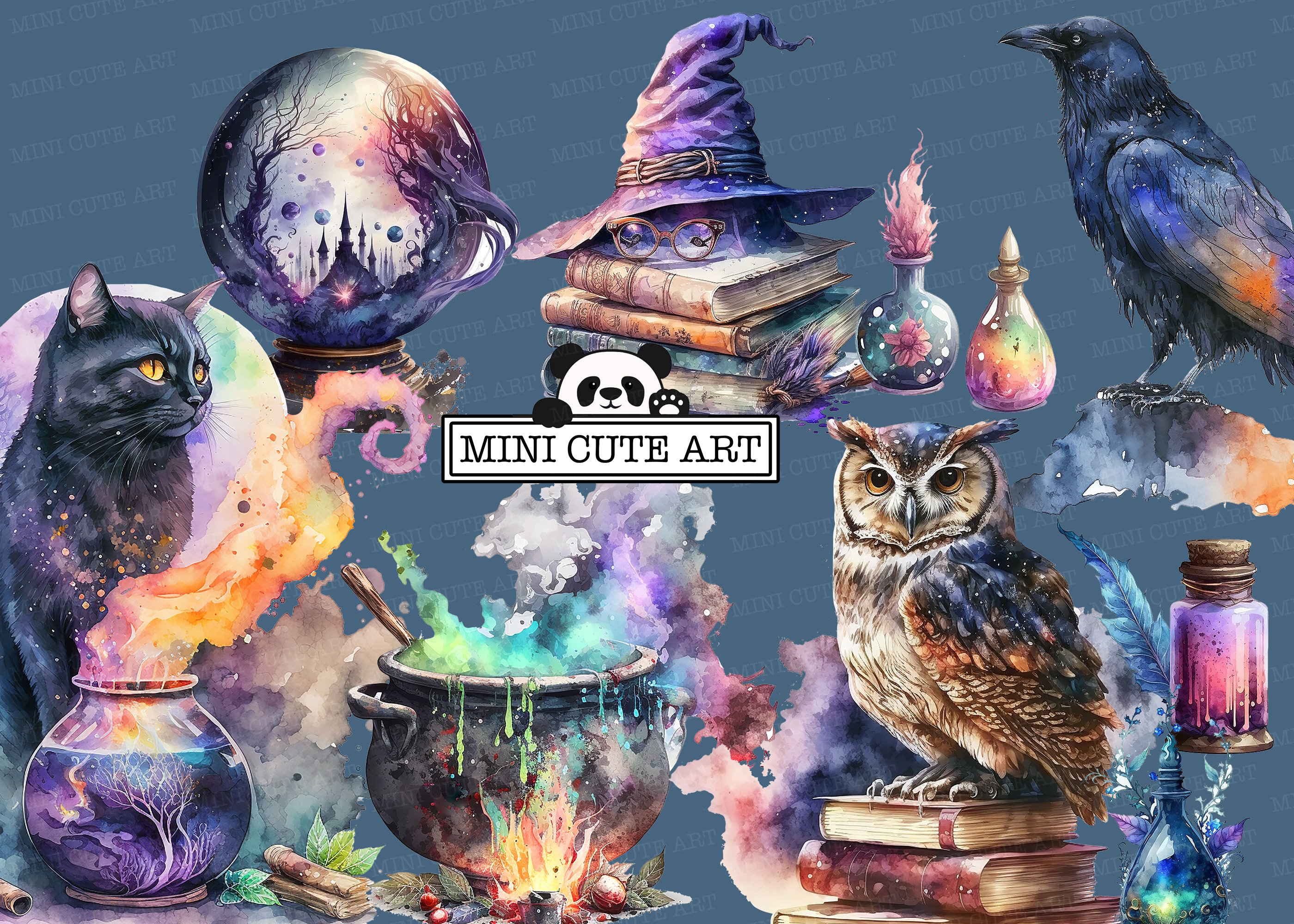 Magic Clip Art Witch Clip Art Png Magic Clip Art Mystical - Etsy Australia