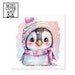 Cute Watercolor Penguin in a Winter Hat Clip Art, Penguin Watercolor ...