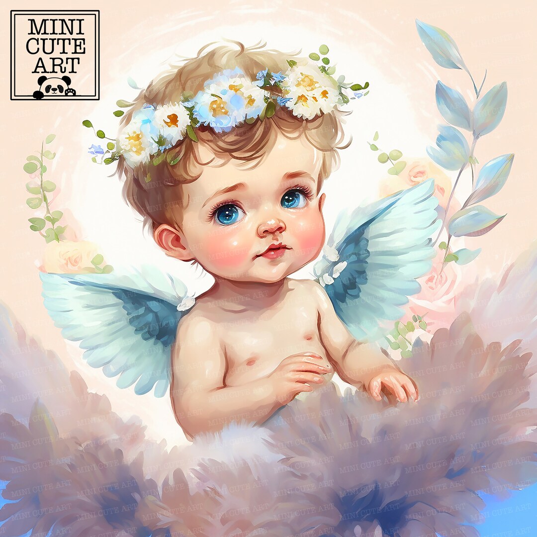 Cute Baby Angels Paintings