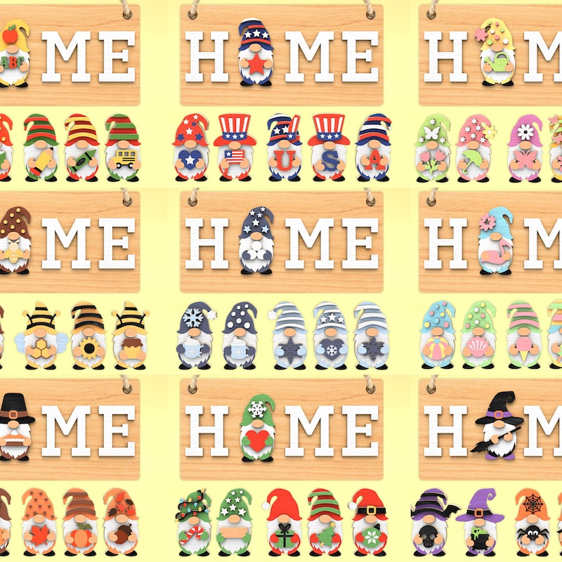 Interchangeable Welcome Sign - Etsy