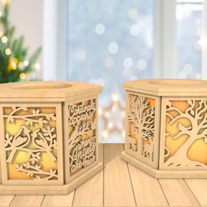 3D Cardinal Bird Tea Light Holder Laser Cut File, Memorial Lamp Svg ...