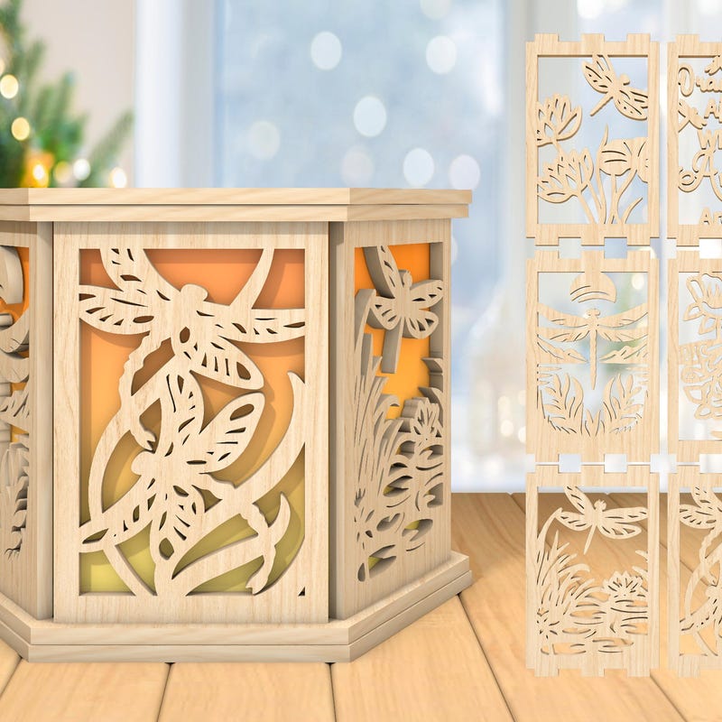 Dragonfly Light Svg - Etsy