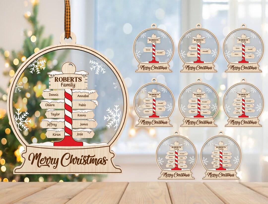 Personalized the Joy of Christmas is Family Ornament Svg, Christmas ...