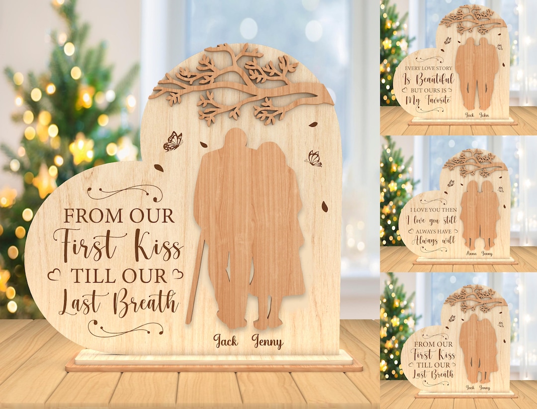 Personalized From Our First Kiss Till Our Last Breath Heart Sign Svg ...