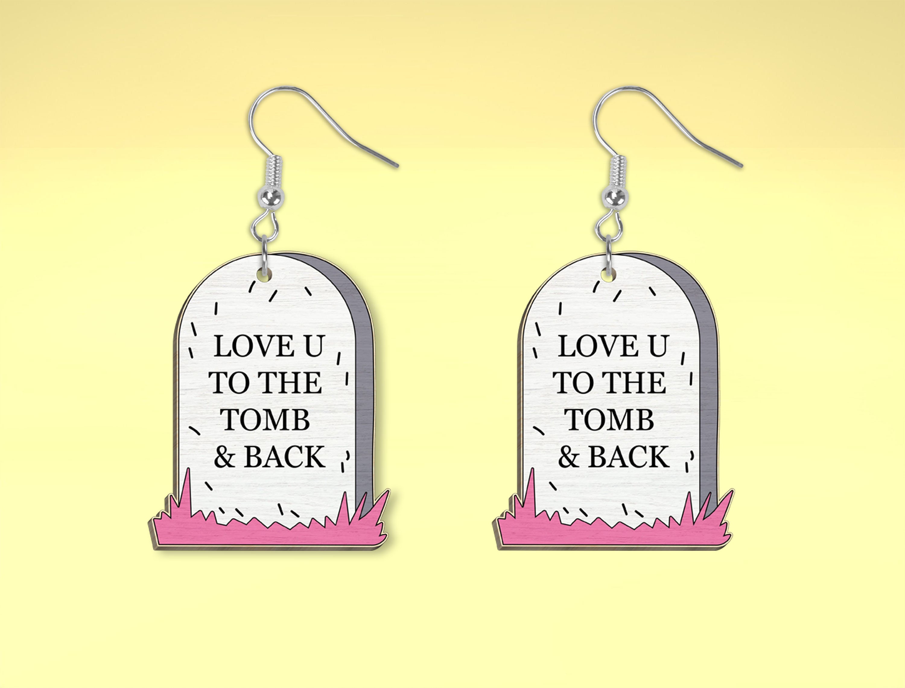 Pink Halloween Earring Svg Bundle,goth Coffin Earring Svg, Black Snake ...