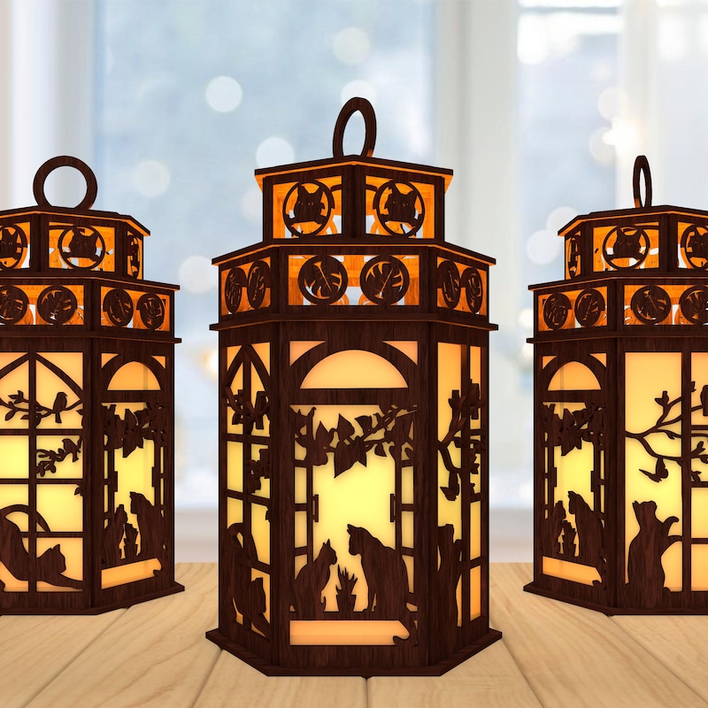 Cat Candle Holder Svg - Etsy