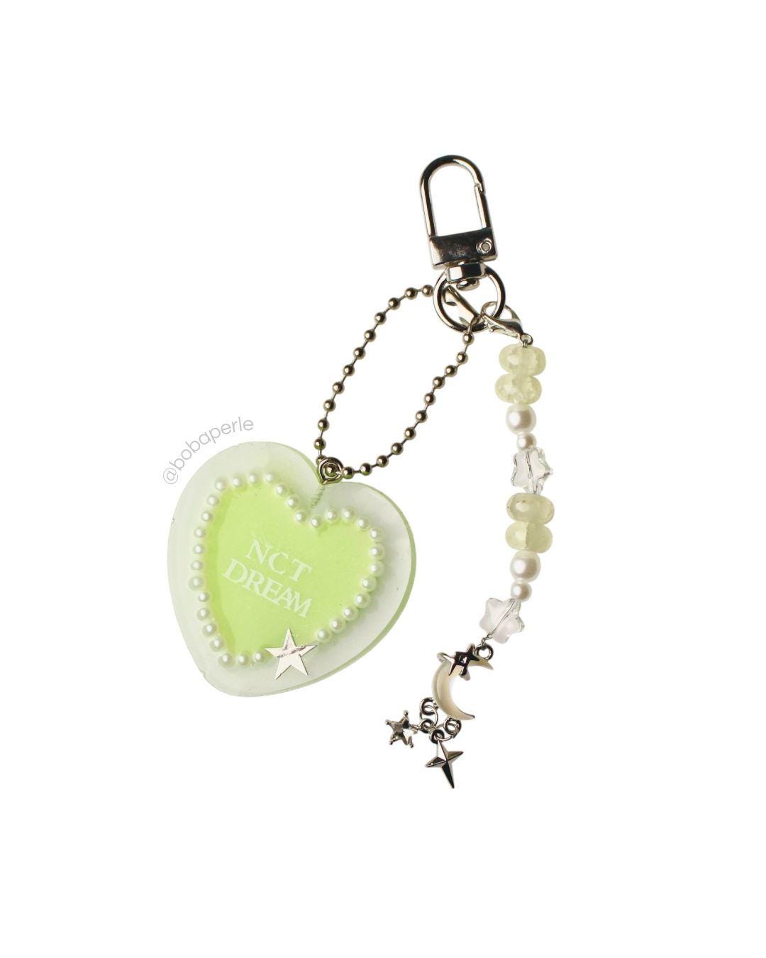 K-pop NCT Dream Keychain, Transparent and Green - Etsy