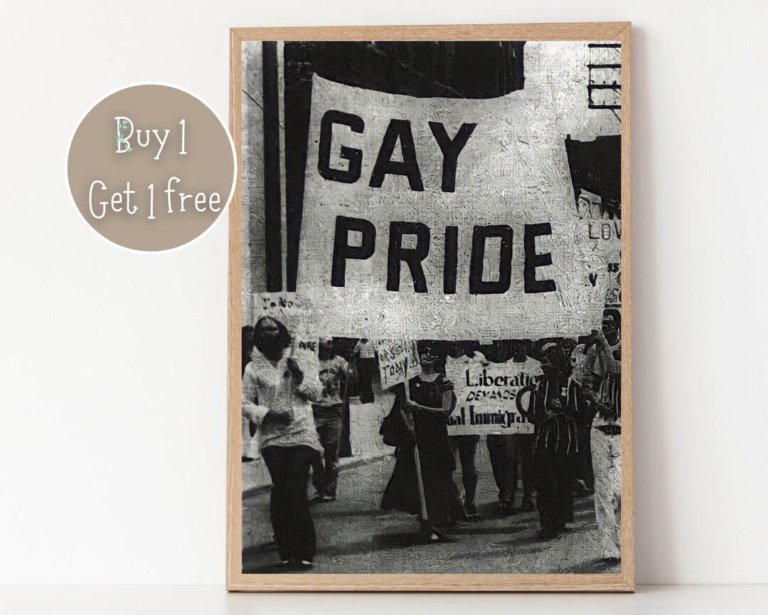 Gay Liberation Front Poster 1970 Gay Art Gay Rights Print Vintage Wall ...