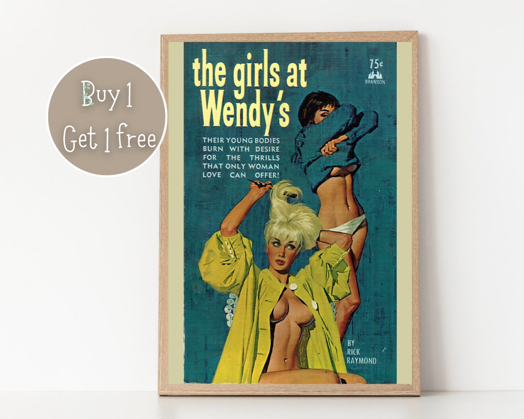 Pulp Cover Art Lesbian Pulp Poster Lesbian Art Lgbtq Lgbtqia Queer Art