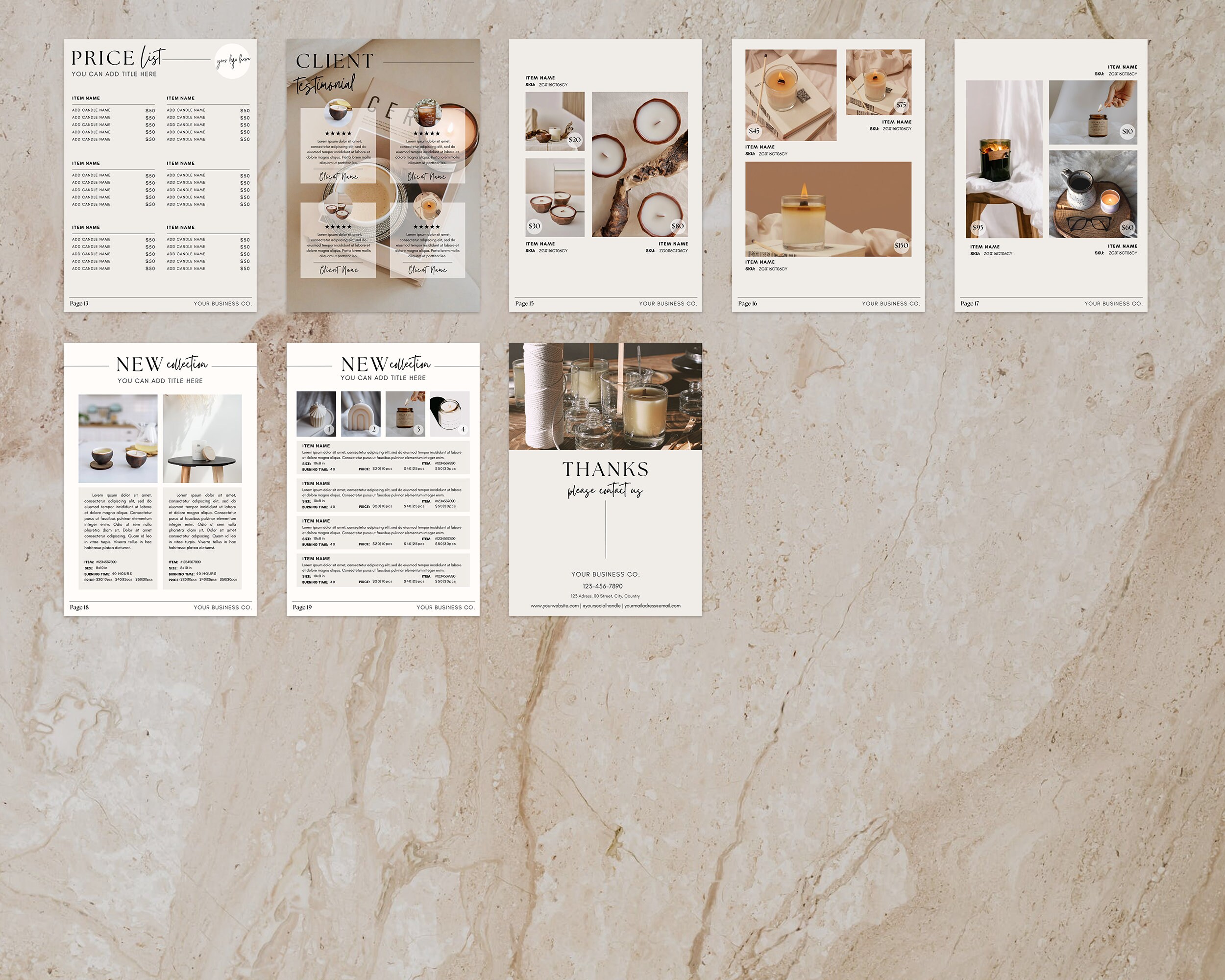 Editable Wholesale Catalog Catalogue Price Template Pricing & Service ...