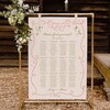 Hand Drawn Wedding Seating Chart Whimsical Bow Seating Chart Ribbon ...
