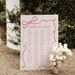 Hand Drawn Wedding Seating Chart Whimsical Bow Seating Chart Ribbon ...