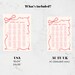 Hand Drawn Wedding Seating Chart Whimsical Bow Seating Chart Ribbon ...