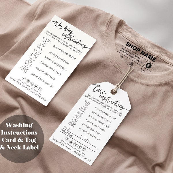 Dtf Shirt Washing Instructions - Etsy