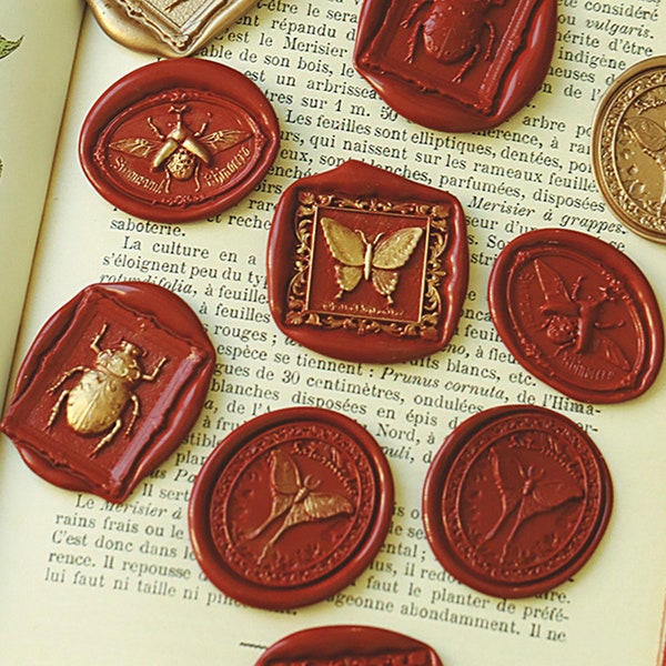Wax Seal Stamp Kit Butterfly - Etsy