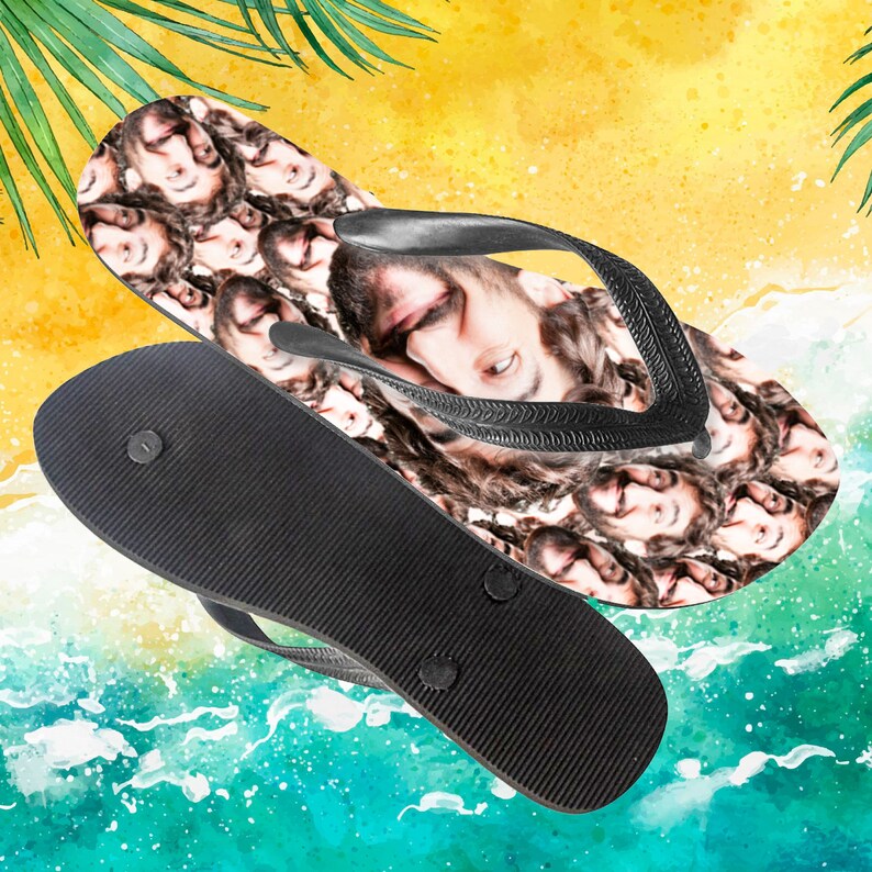 Personalized Flip Flops, Custom Photo Based Print Flipflops, Customized ...