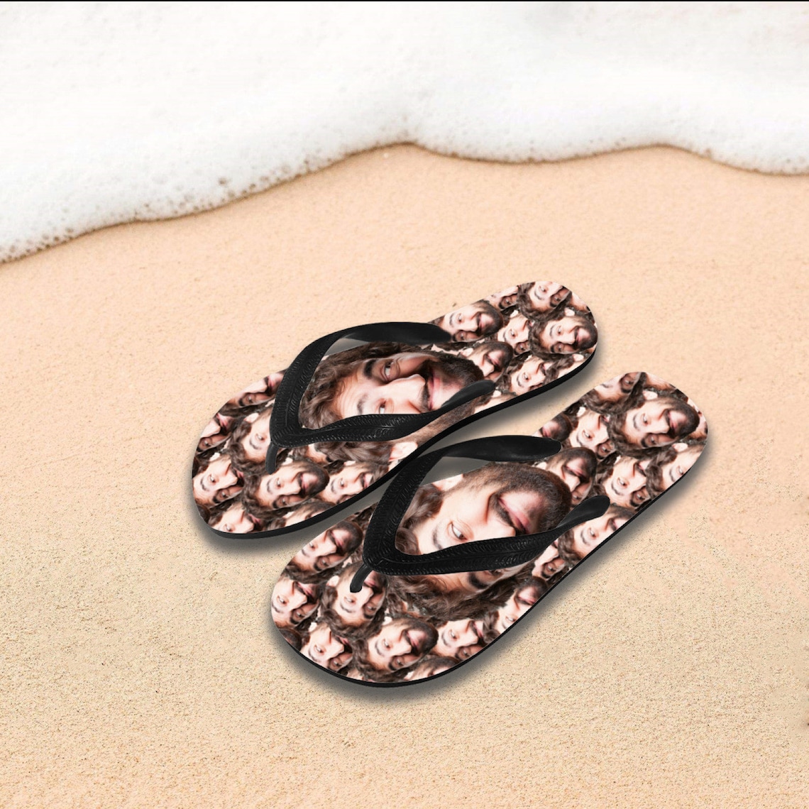 Personalized Flip Flops, Custom Photo Based Print Flipflops, Customized ...