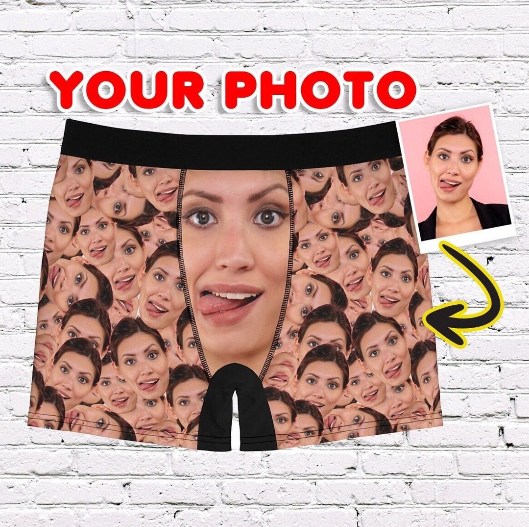 Custom Boxers With Face Personalized Underwear With Photo - Etsy
