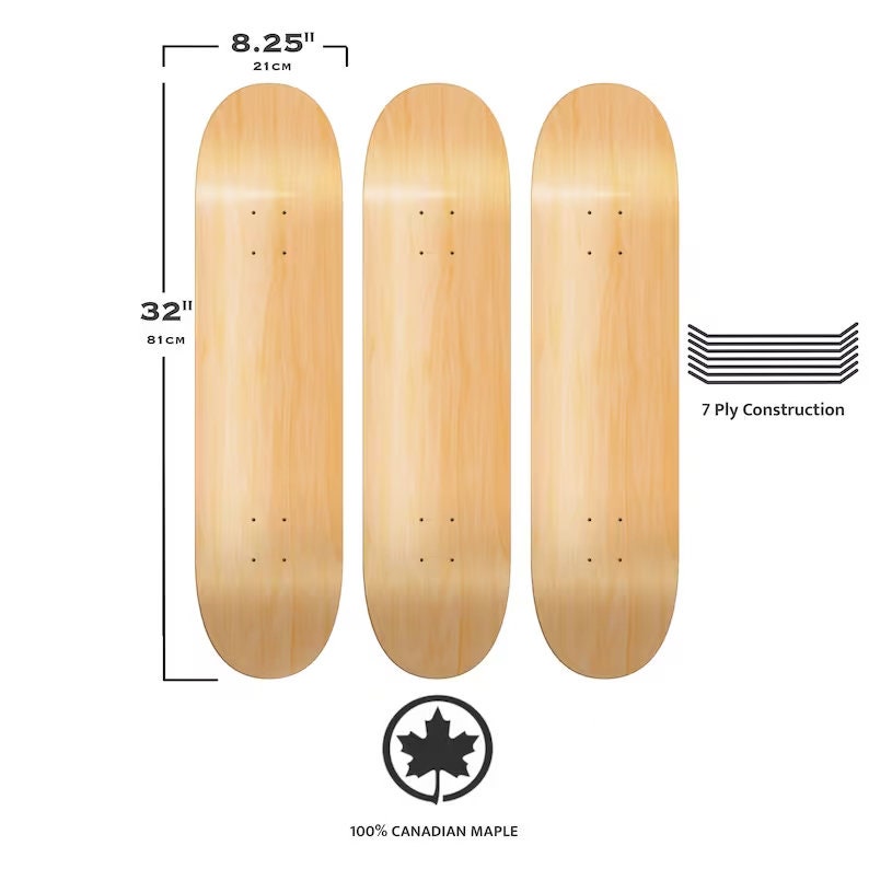 Skateboard Wall Pop Art, Pro-grade Maple Boards, Home and Office Decor ...