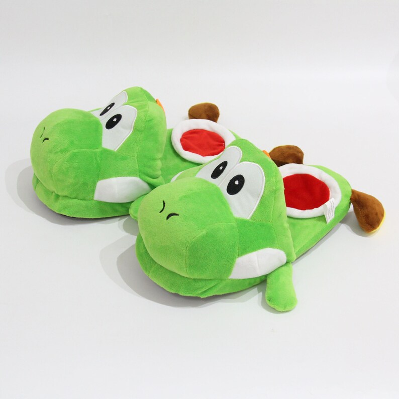 Super Mario Yoshi Slippers Mario Yoshi Anime Slippers - Etsy