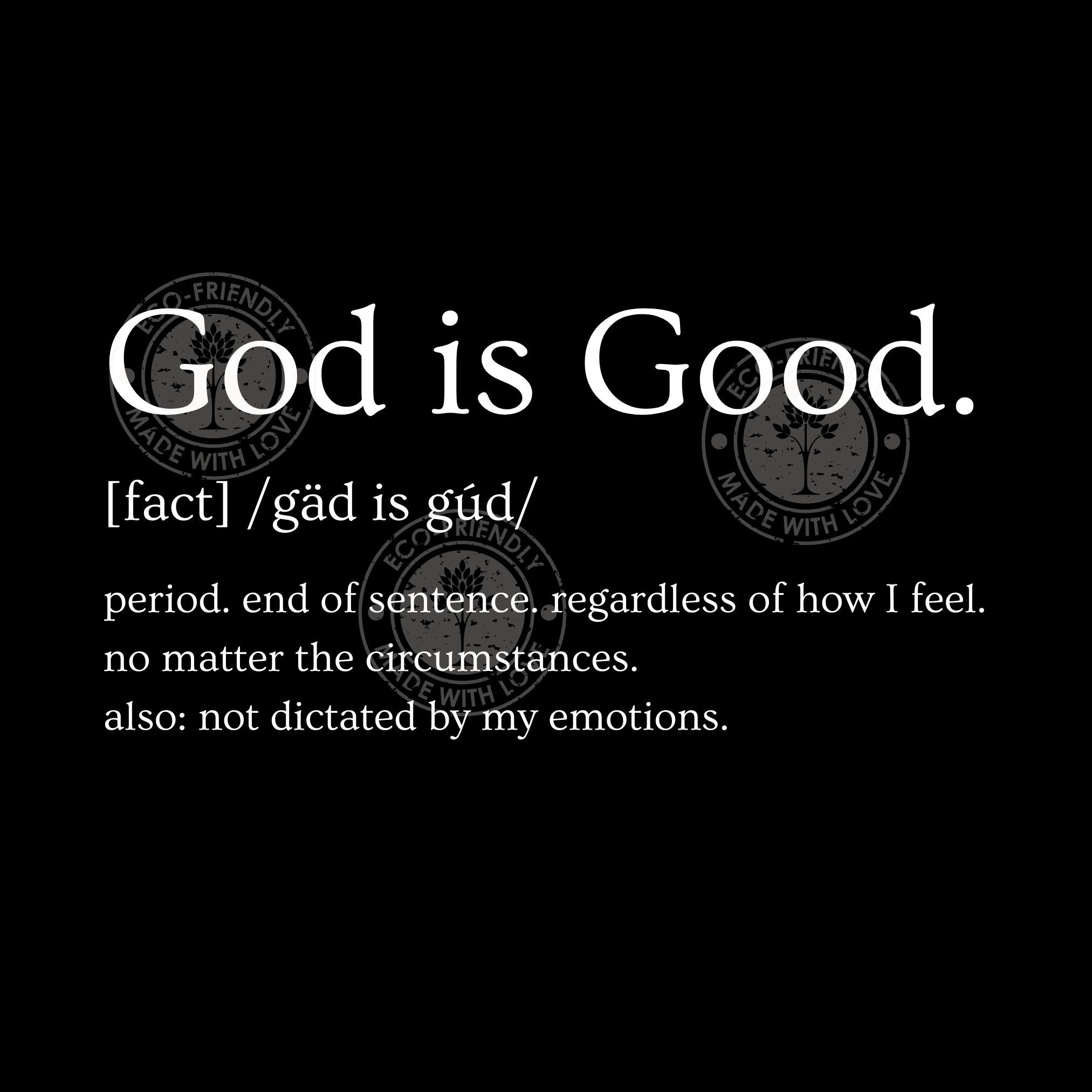 God is Good PNG PDF SVG, Jesus Design, Bible Design, Bible Verse Png ...