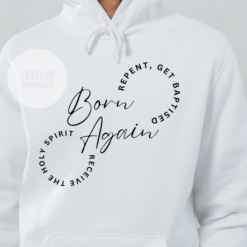 Born Again SVG PNG PDF, Religious Svg, Christian Gift, Bible Verse Png ...