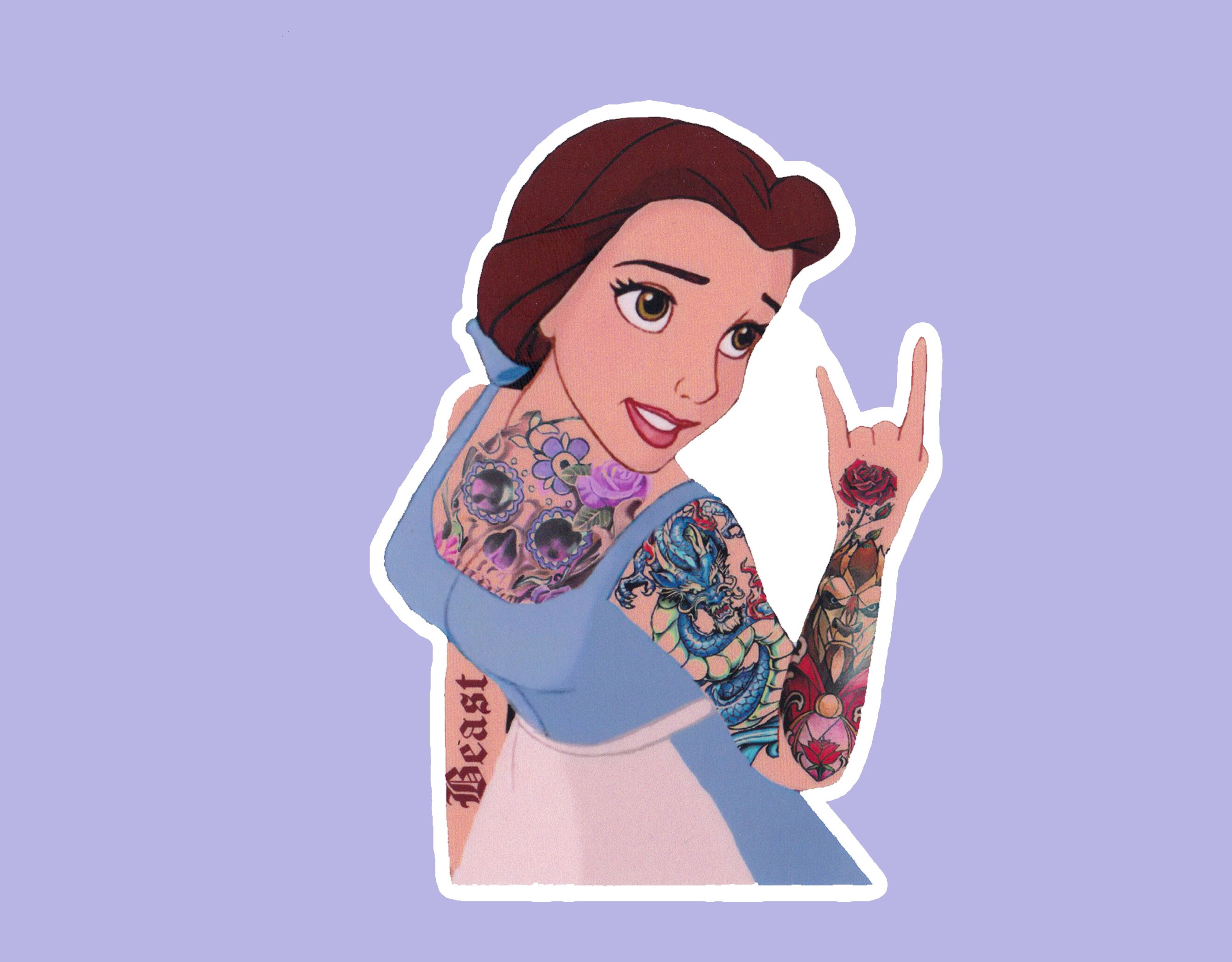 Punk Disney Princess Wallpaper