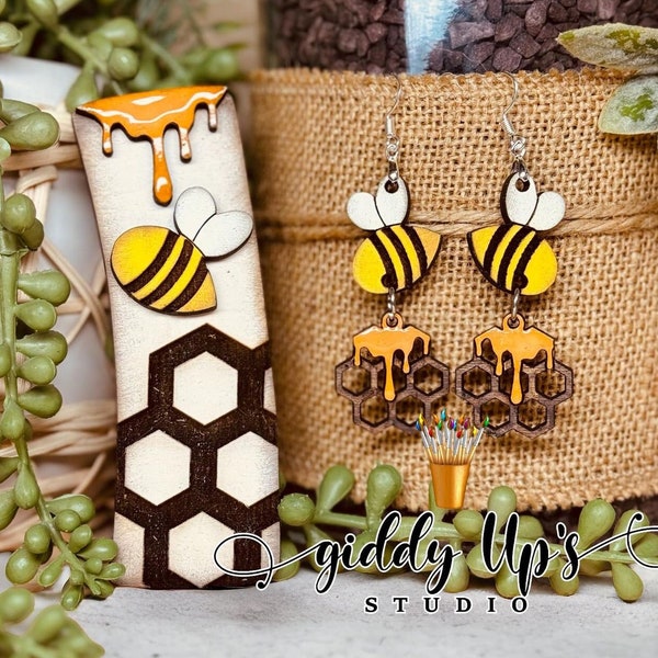 Bee Earrings - Etsy