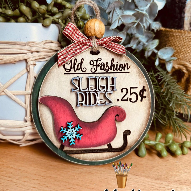 Sleigh Ride Svg - Etsy