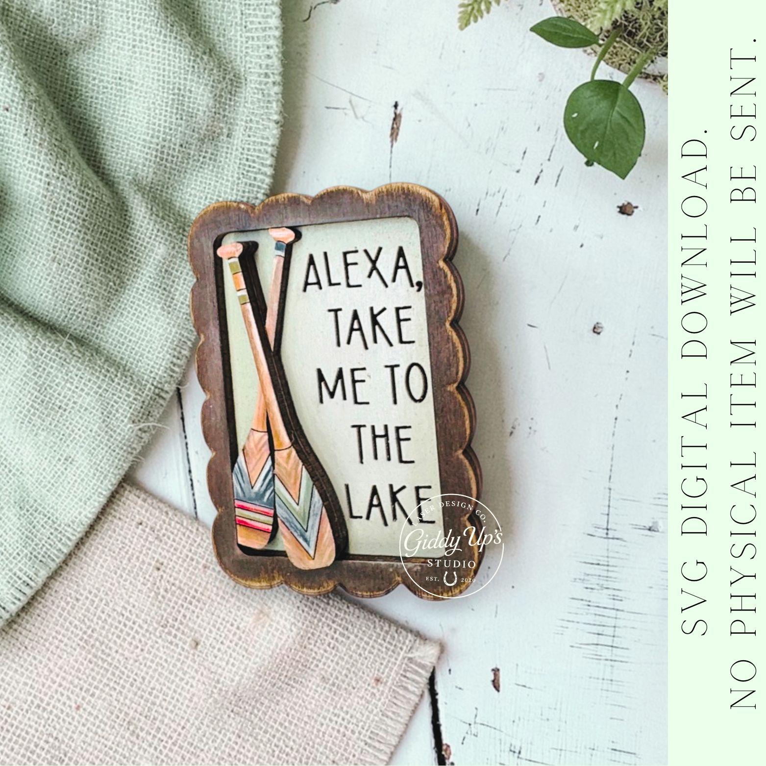 Lake Paddle Magnet SVG File (digital Download) - Etsy