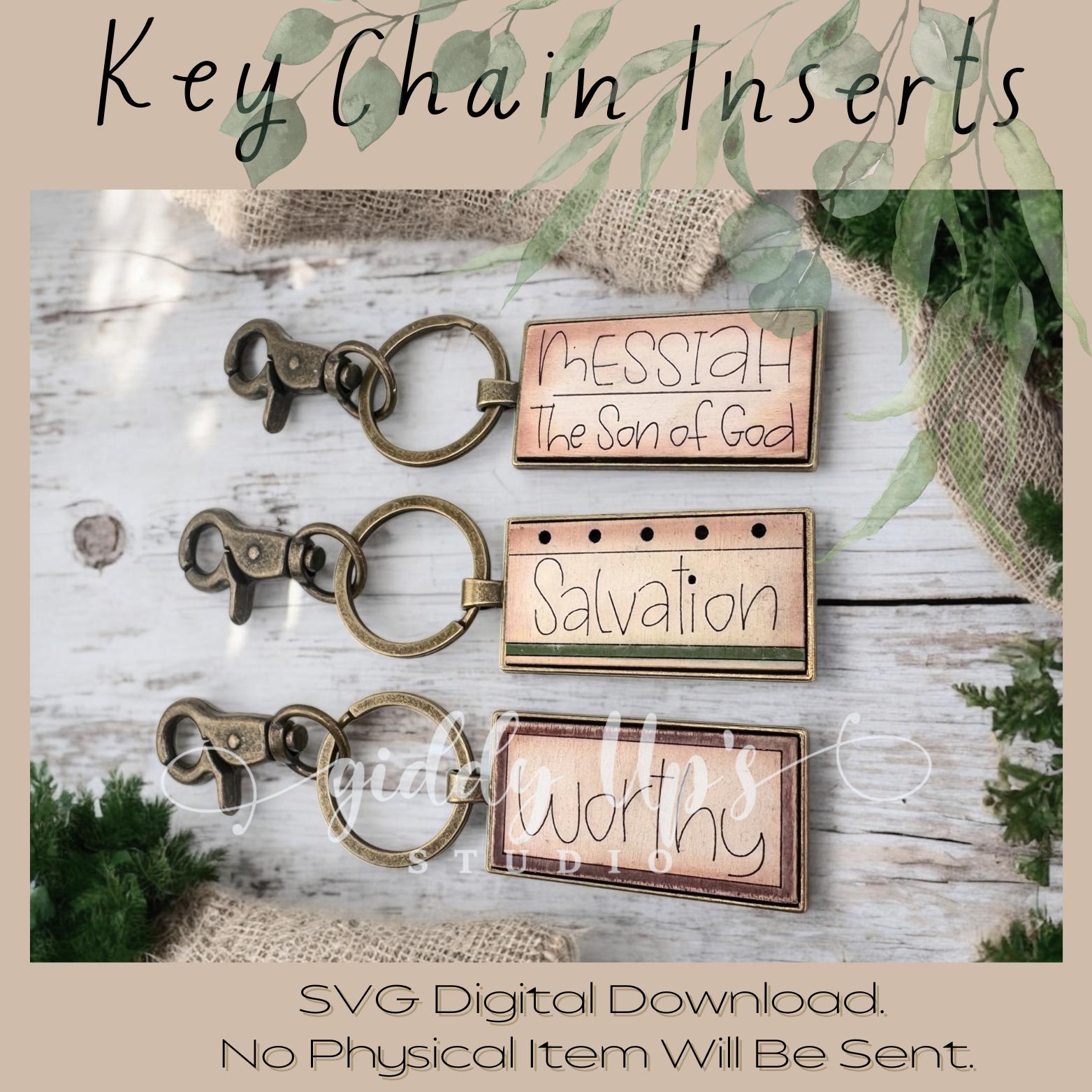 Christian Keychain Bundle SVG: Laser Cut File (digital Download) - Etsy