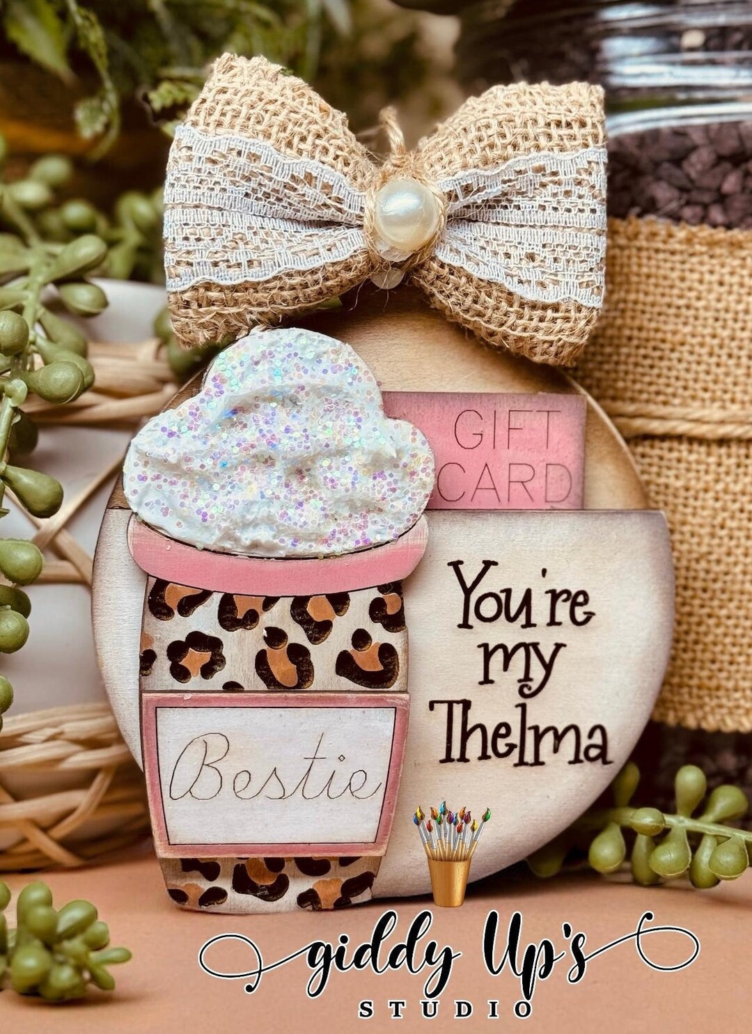 Best Friends Gift Card Ornament SVG File | Christmas Ornament ...