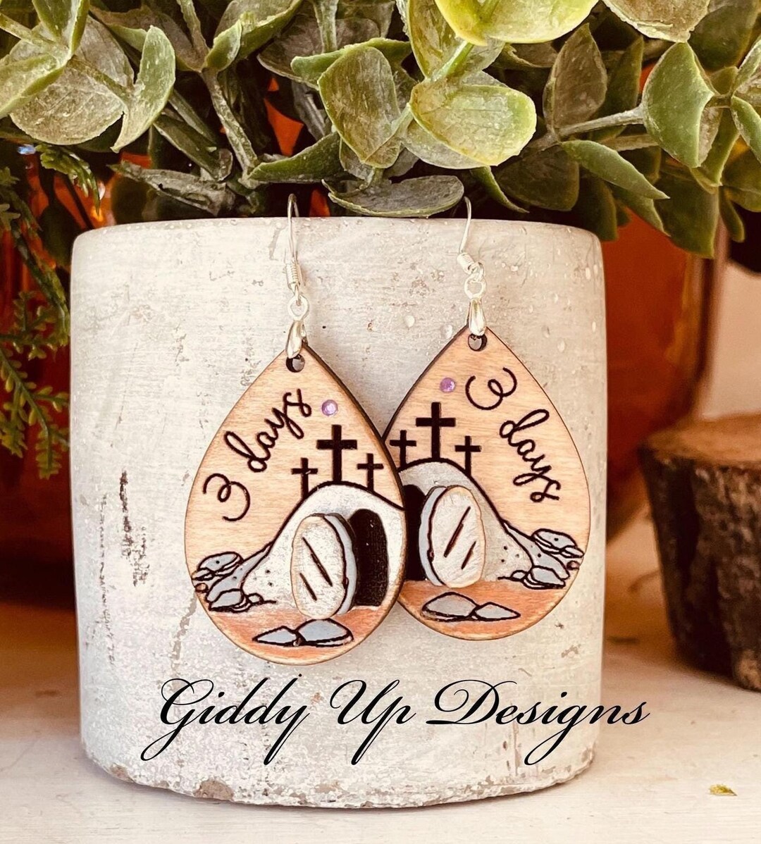 Easter 3 Days Earring SVG | He is Risen SVG | Jesus Earrings SVG ... Easter 3 Days Earring SVG | He is Risen SVG | Jesus Earrings SVG ...