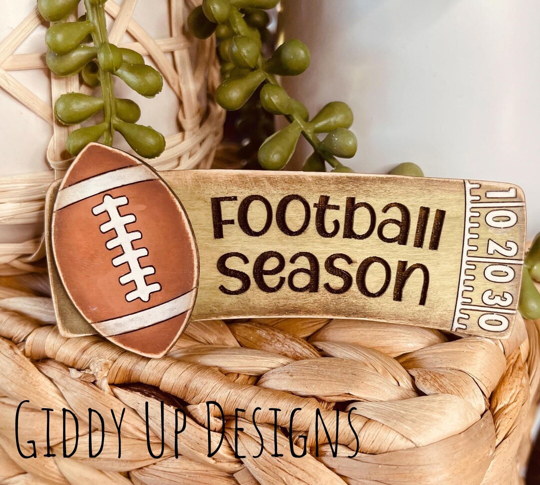 Football Hair Clip SVG Designs: Laser Cut Claw Clip File - Etsy