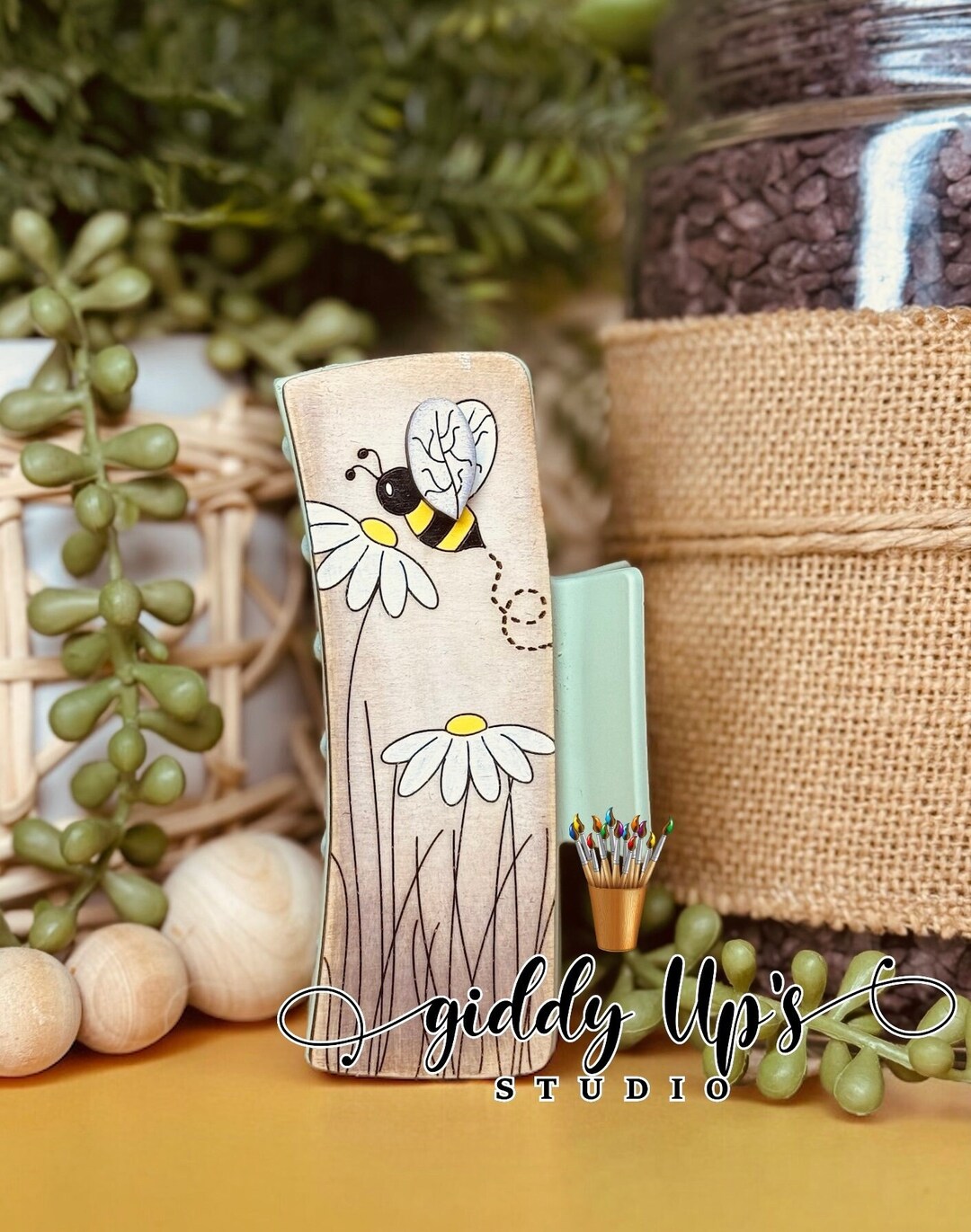 Flower Bee Hair Clip SVG | Laser Cut File Glowforge - Etsy