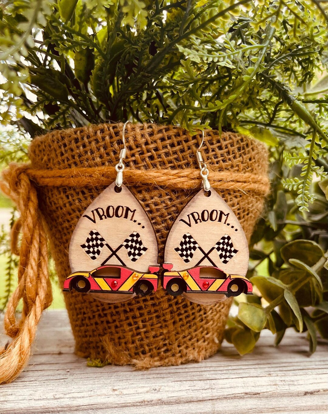 Racing Earring SVG Designs Race Car SVG Race Glowforge Earring SVG File ...