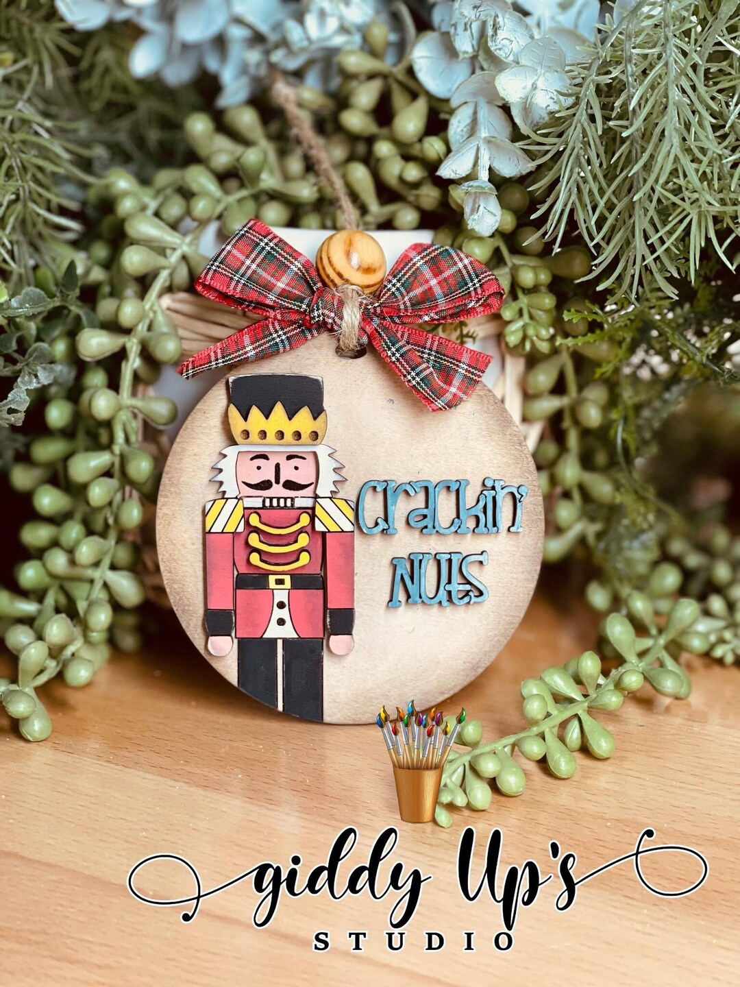 Nutcracker Ornament SVG File Christmas Nut Cracker SVG Design Unique ...