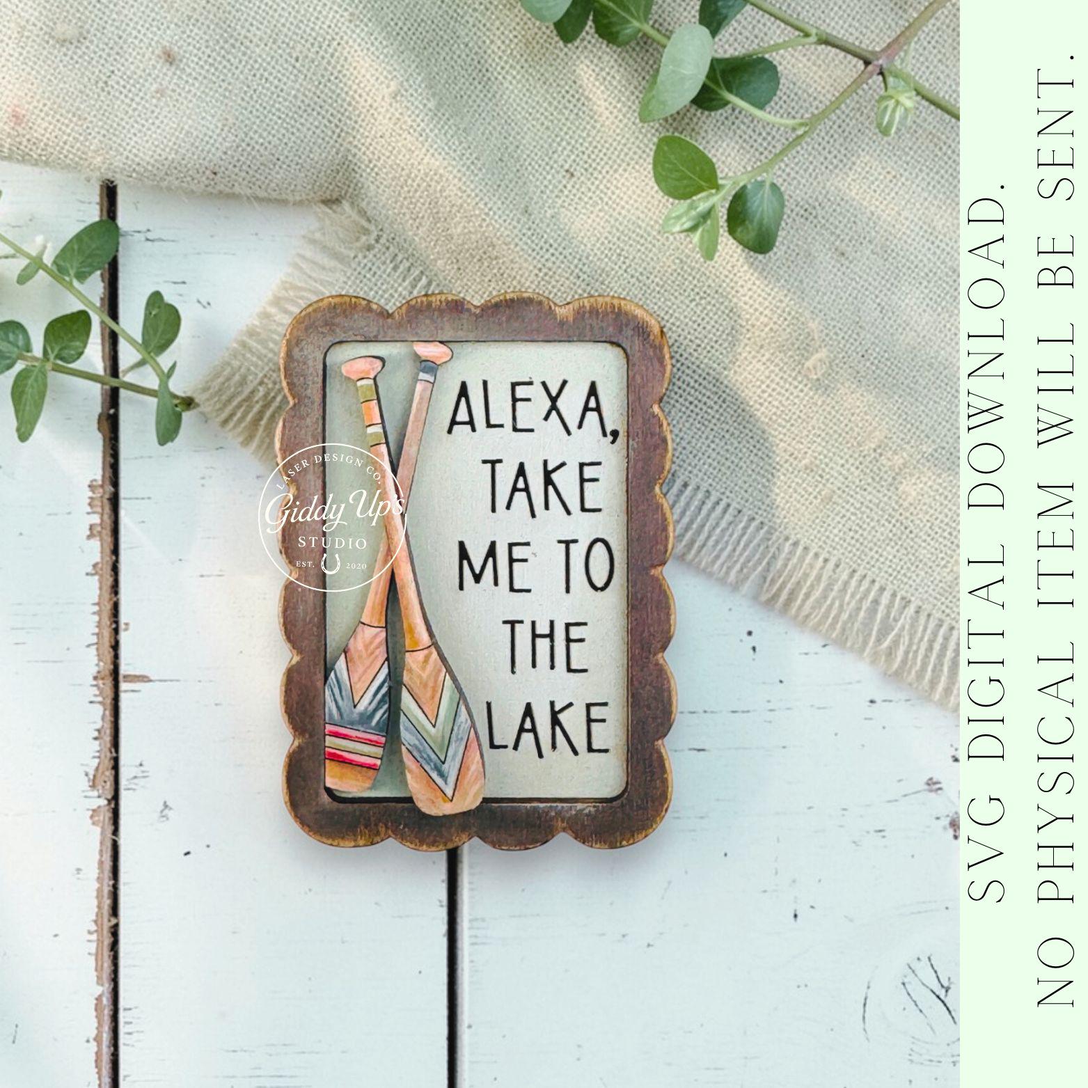 Lake Paddle Magnet SVG File (digital Download) - Etsy
