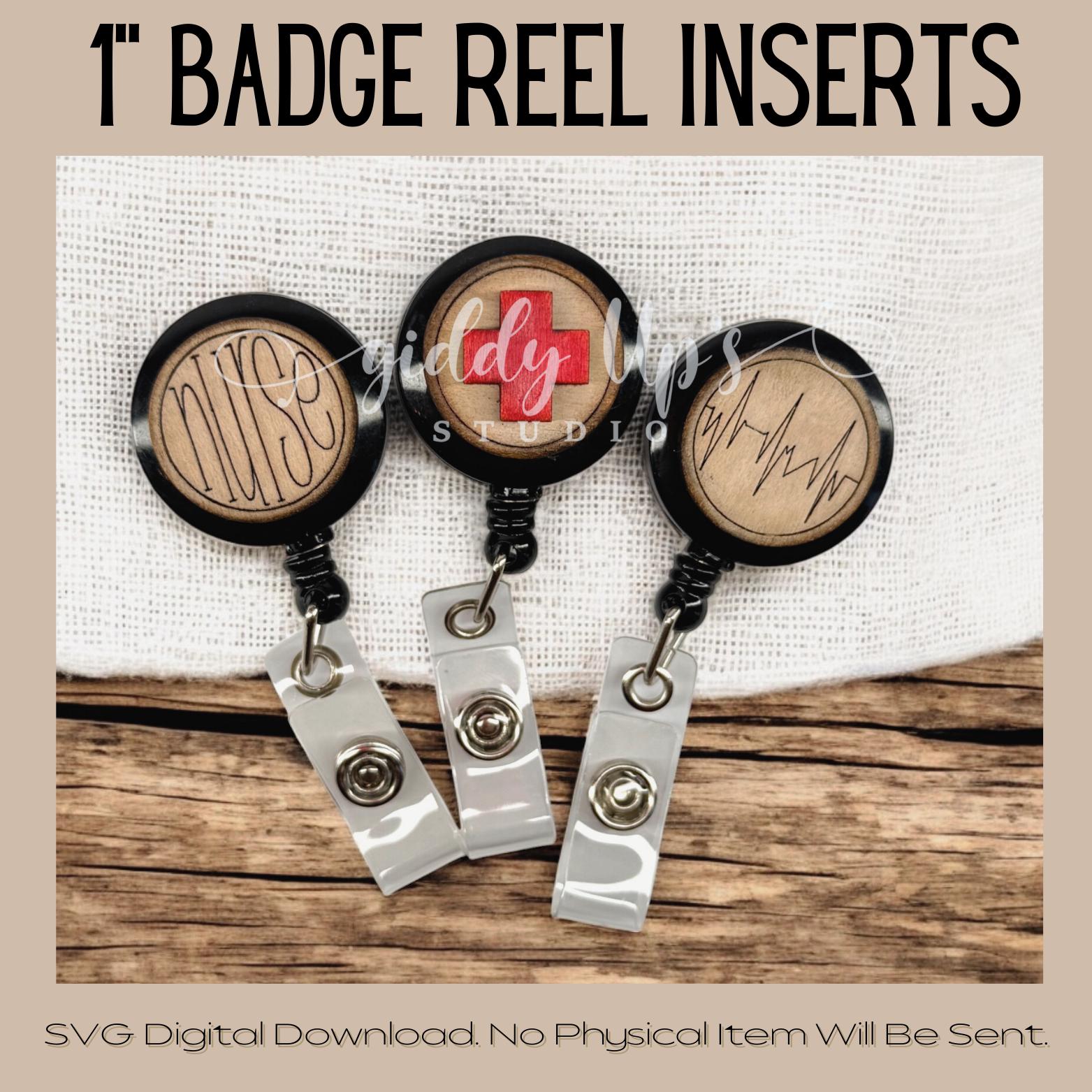 Nurse Bangle and Badge Reel SVG File: Laser Cut Design (digital ...